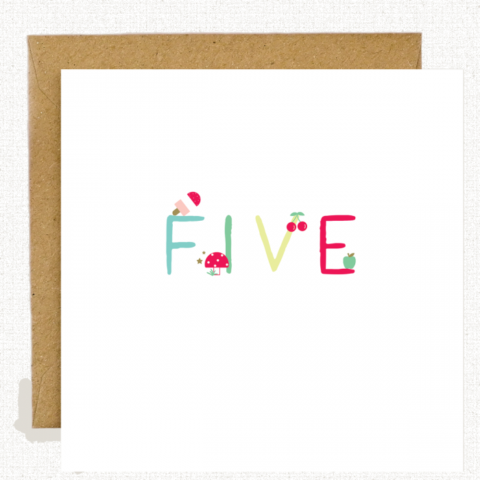 "Five" Card